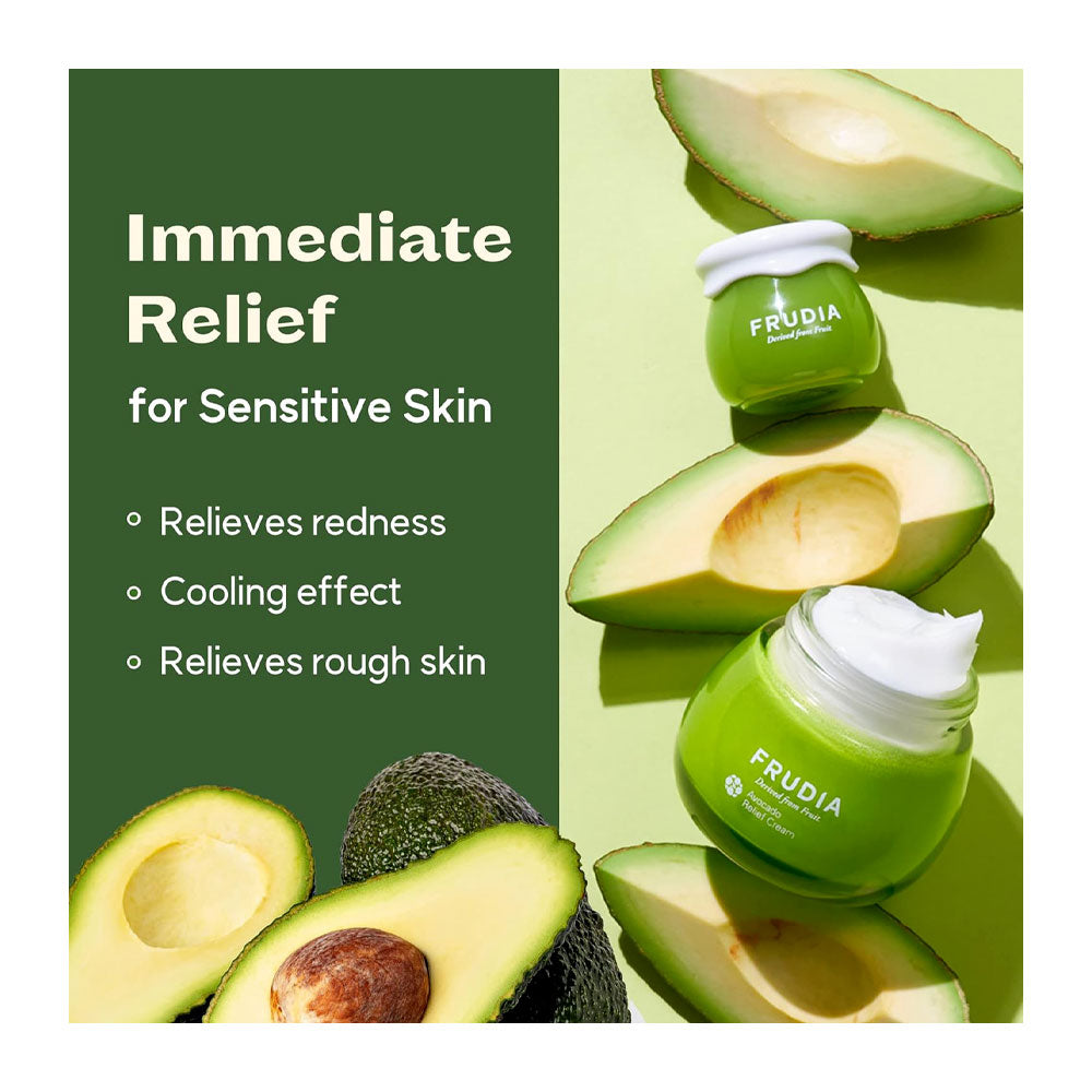 FRUDIA Avocado Relief Cream - Peaches&Creme Korean Skincare Malta
