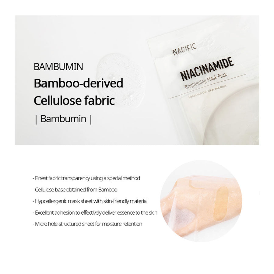 NACIFIC Niacinamide Brightening Mask Pack - Peaches&Creme K-Beauty ...