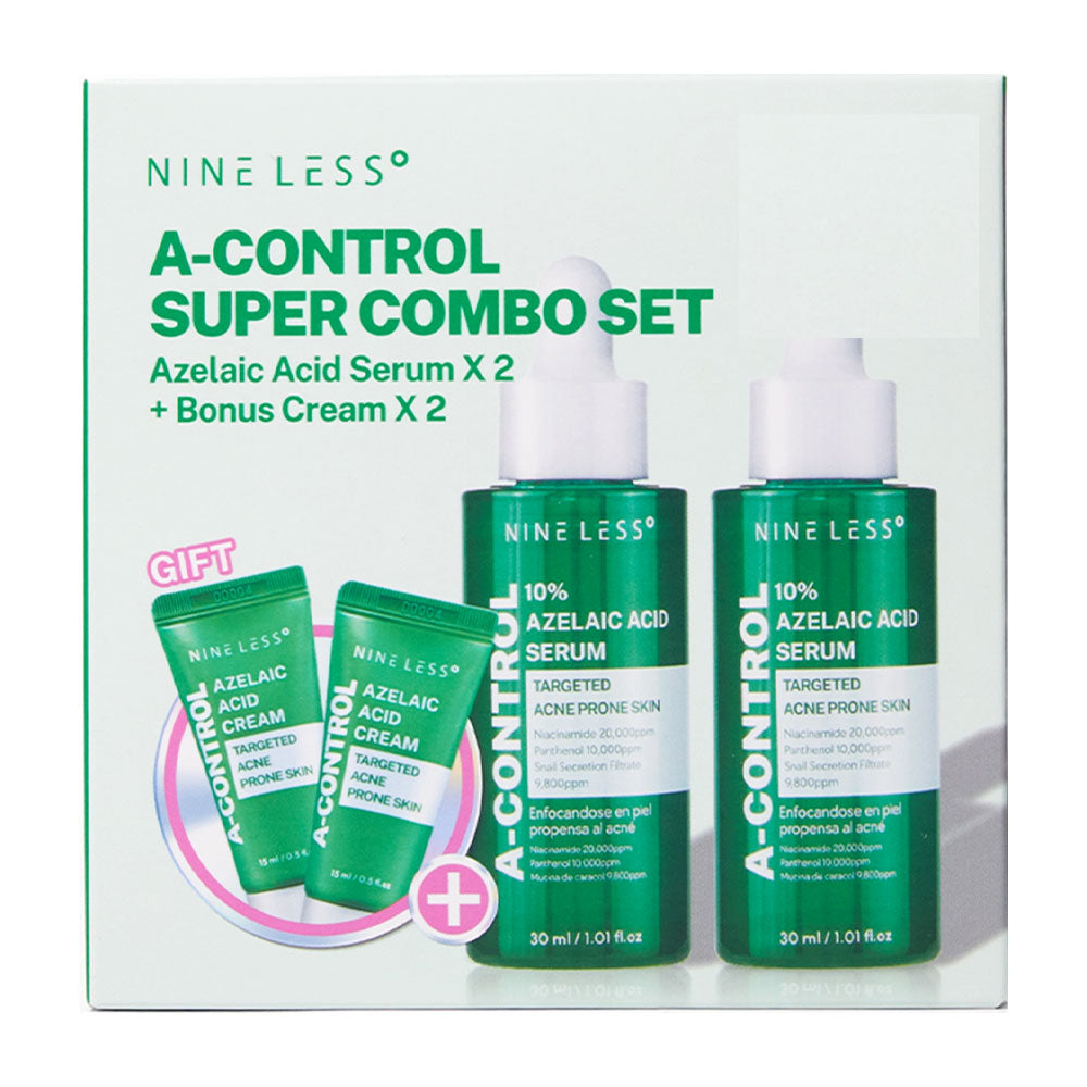 NINE LESS A-control 10% Azelaic Acid Serum - Peaches&Creme K-Beauty ...