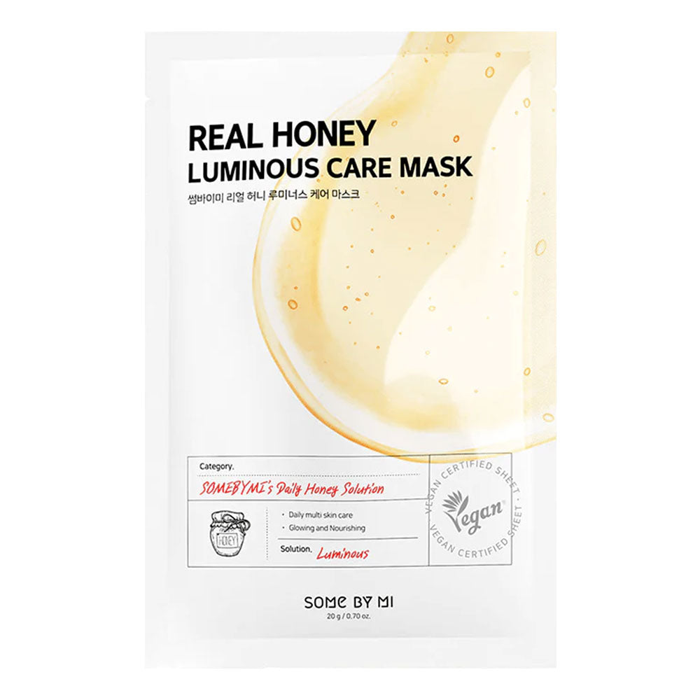 SOME BY MI Real Honey Luminous Care Mask - Peaches&Creme K-Beauty ...