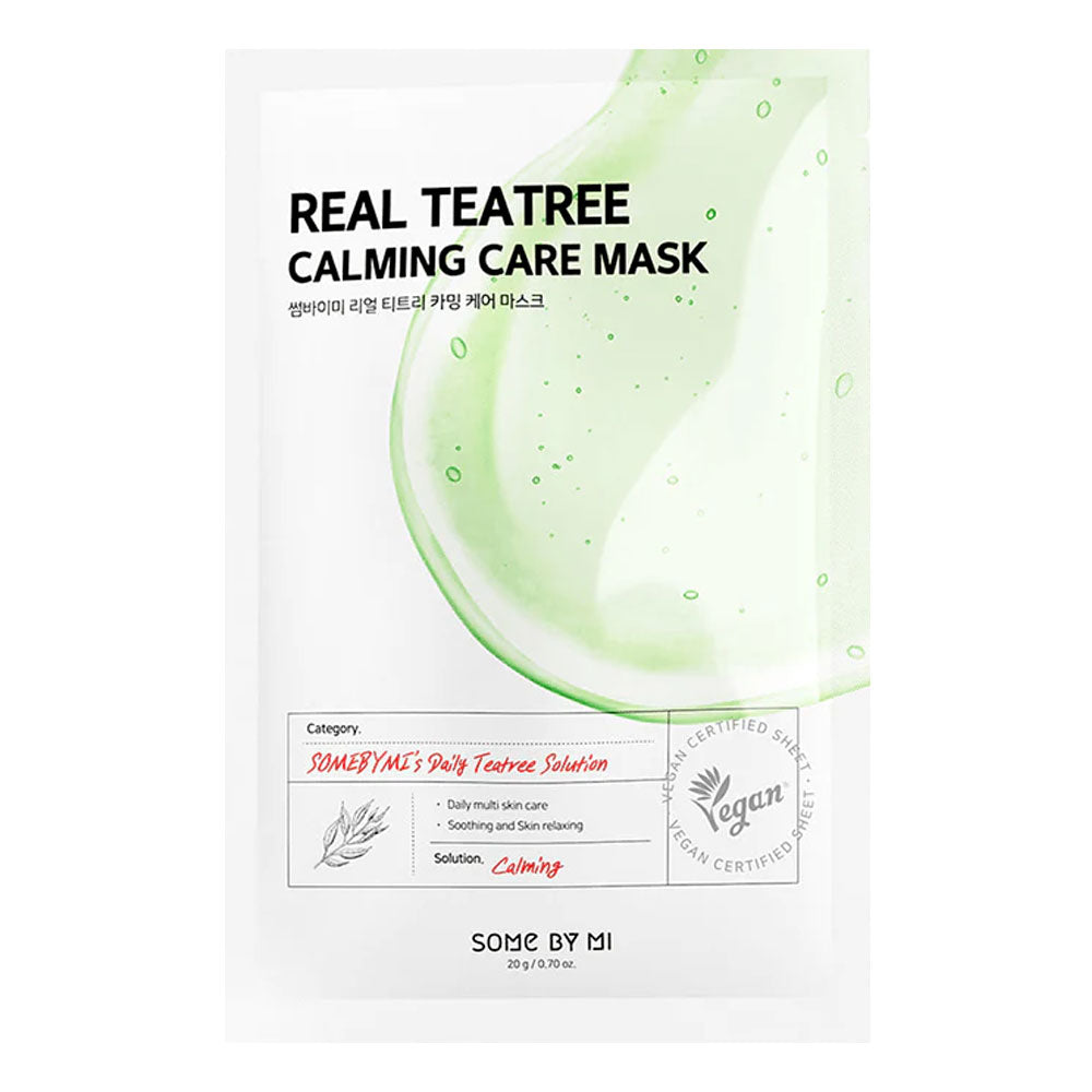 SOME BY MI Real Teatree Calming Care Mask - Peaches&Creme K-Beauty ...