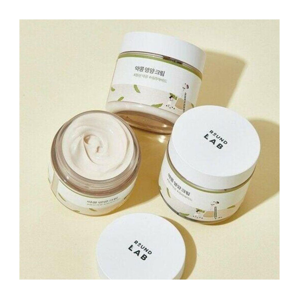 ROUND LAB Soybean Nourishing Cream - Peaches&Creme Korean Skincare