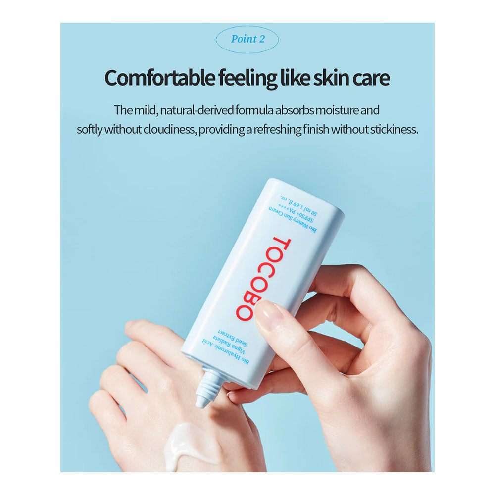 TOCOBO Bio Watery Sun Cream - Peaches&Creme Korean Skincare Malta